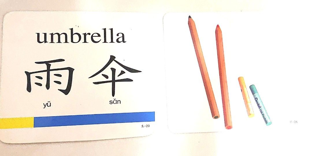 English & Chinese Flashcard, Babies & Kids, Infant Playtime on Carousell