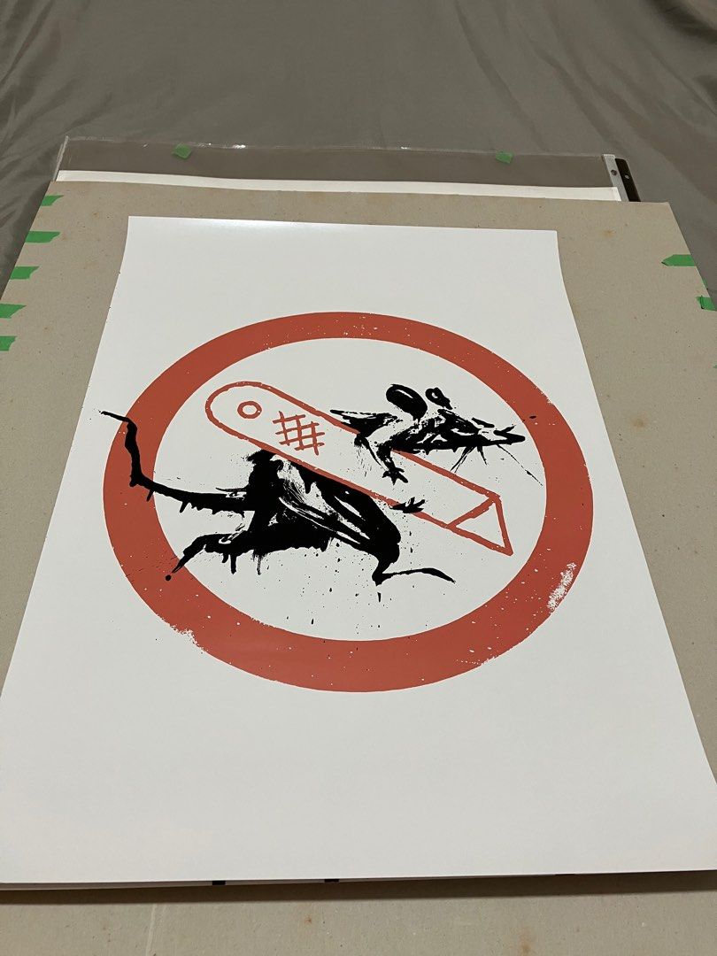 Banksy Cut & Run exhibition poster (1), Hobbies & Toys, Memorabilia ...