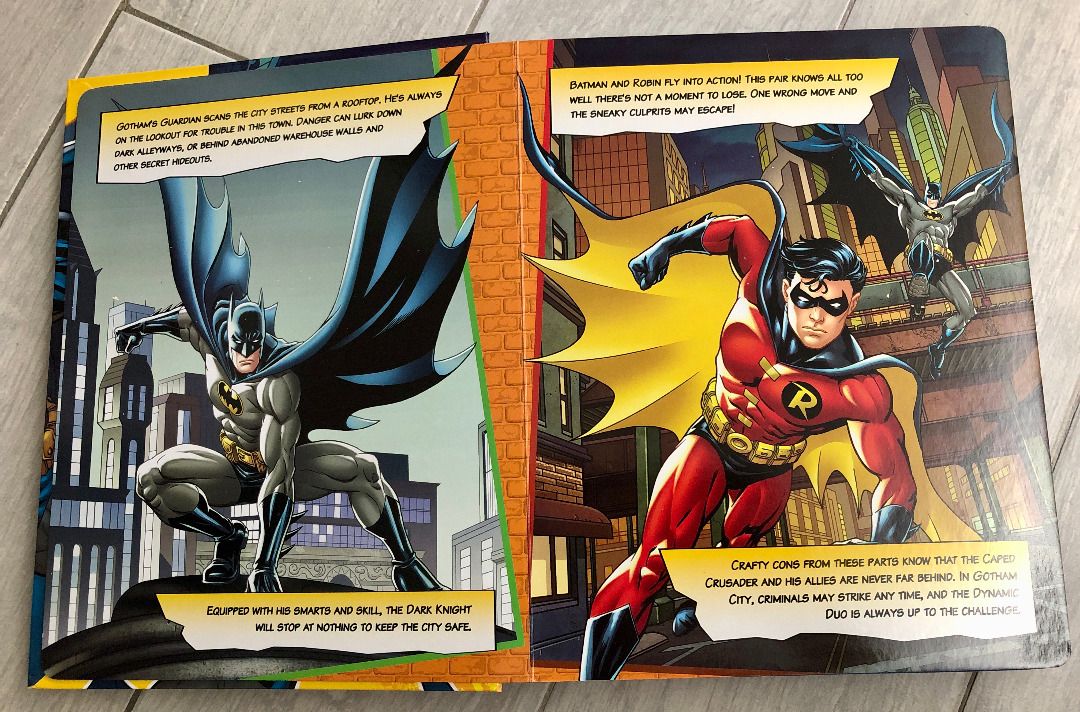 Batman - My Busy Book, 興趣及遊戲, 書本 & 文具, 小說 & 故事書 - Carousell