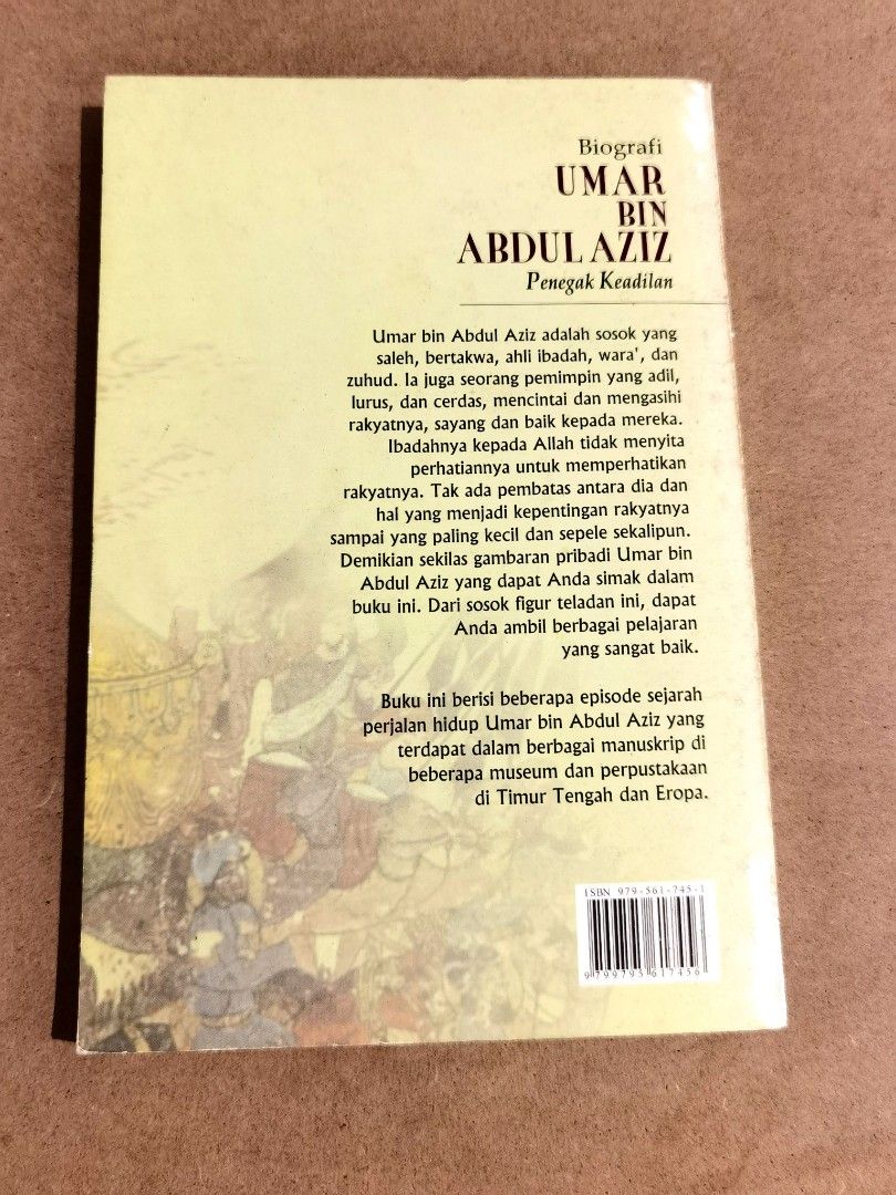 Biografi Umar Bin Abdul Aziz Penegak Keadilan Buku Book By Abdullah Bin Abdul Hakam Dakwah ...