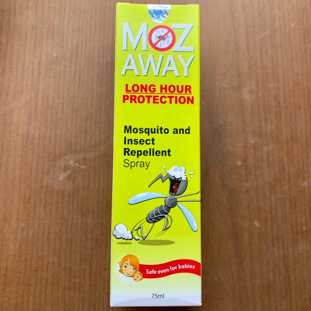 [BNIB] Moz Away: Mosquito & Insect Repellant Spray — 9 Hours Long ...