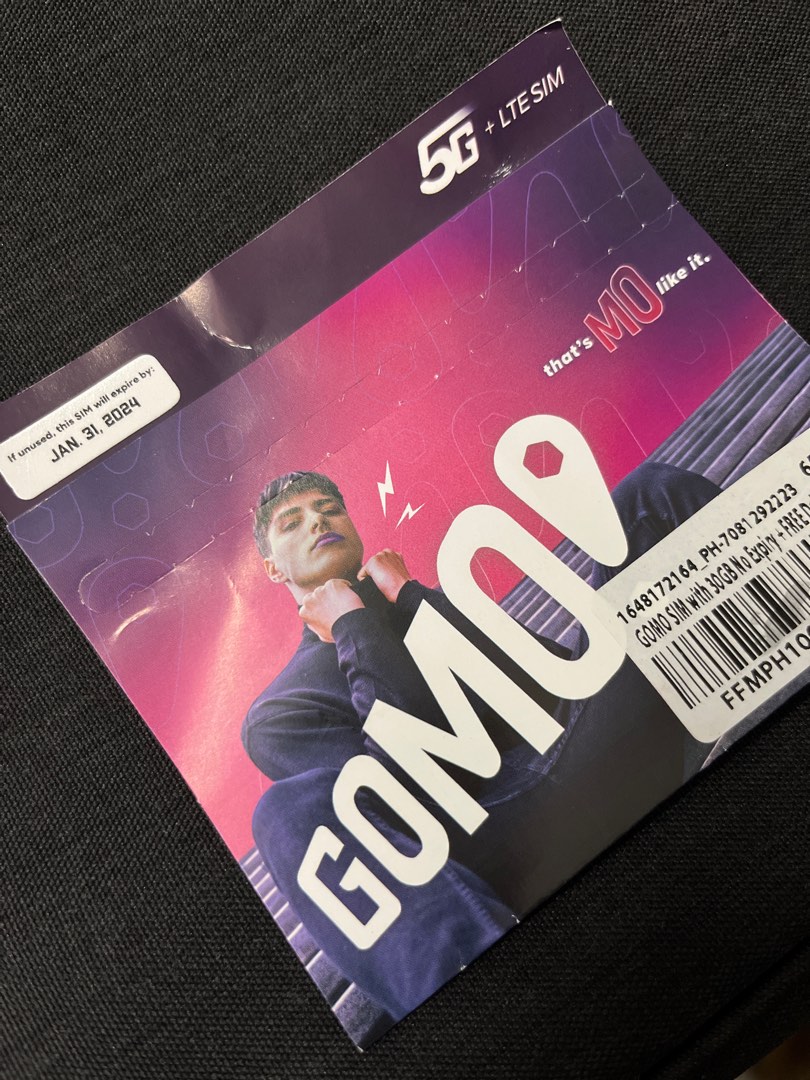 BRAND NEW GOMO SIM, Mobile Phones & Gadgets, Mobile & Gadget ...