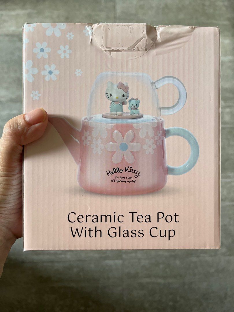 brand new hello kitty tea set (2023 official sanrio collection ...