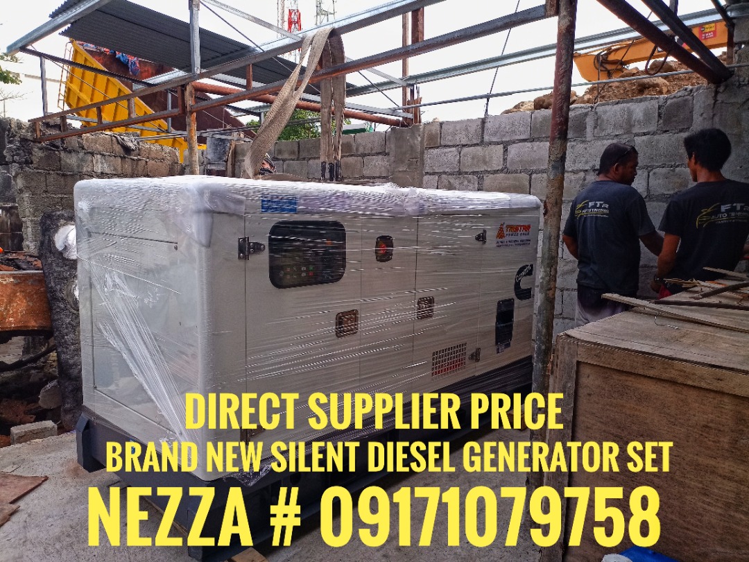 BRAND NEW SILENT DIESEL GENERATOR SET / NEZZA # 09171079758, Commercial ...