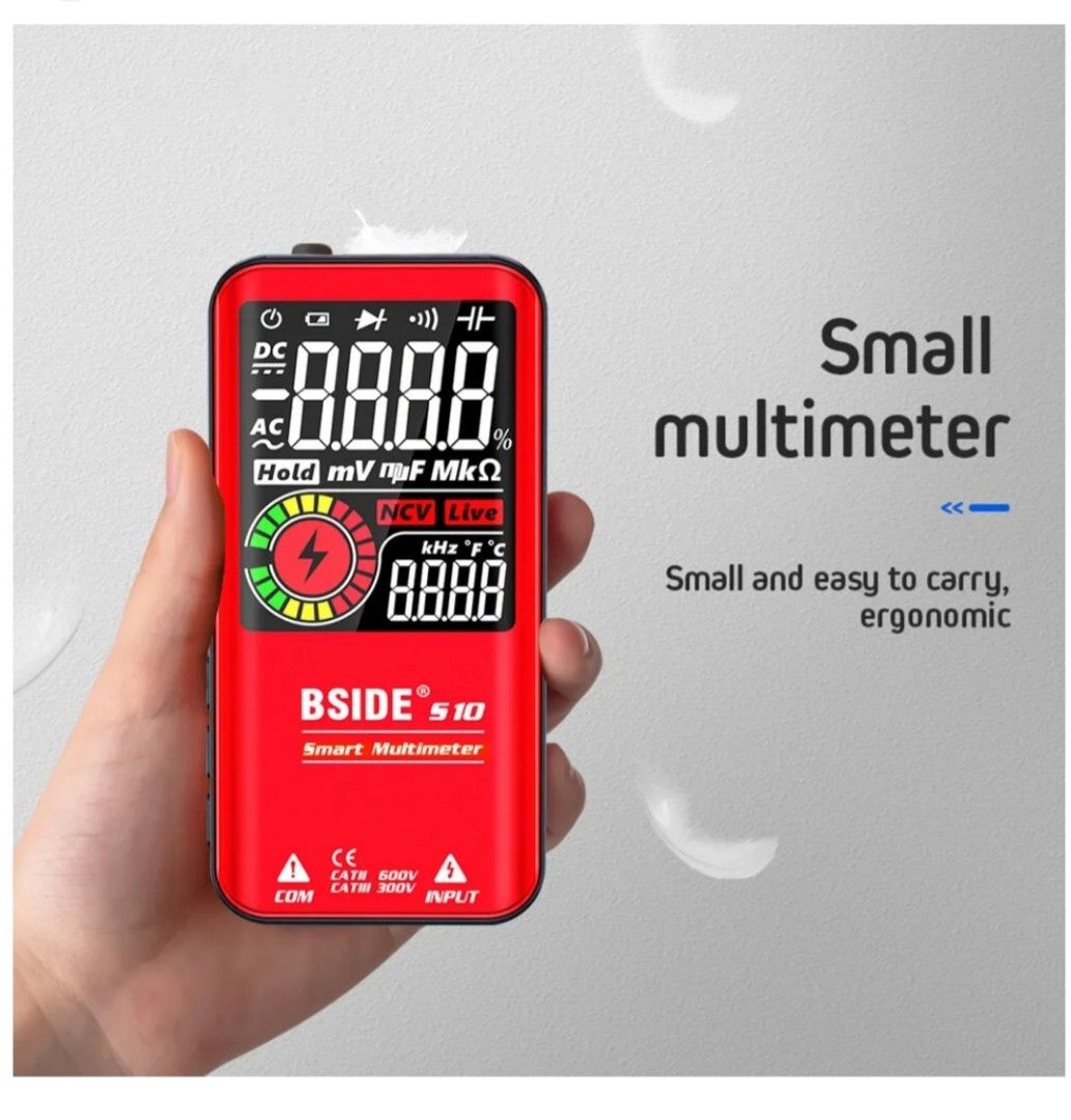 BSIDE S11 Smart Digital Multimeter Portable Rechargeable Universal ...
