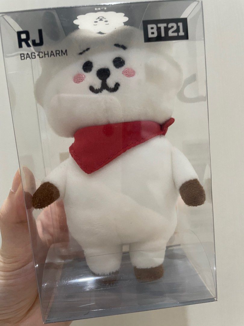 BT21 OFFICIAL RJ KEYCHAIN / BAG CHARM, Hobbies & Toys, Toys & Games on ...