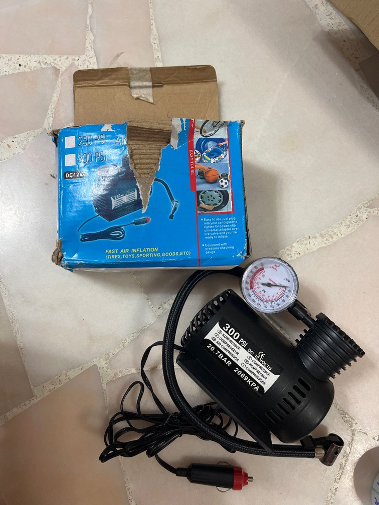 Car air compressor pump fast air inflation, Car Accessories ...