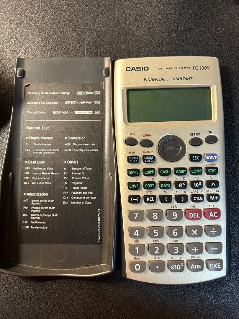 Casio calculator FC 100V, Computers & Tech, Office & Business ...