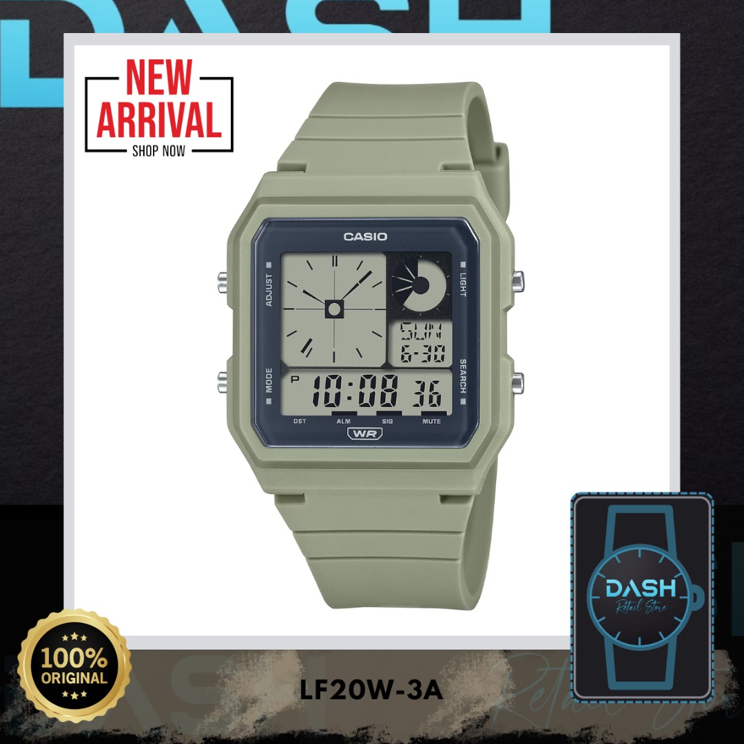 Casio LF-20W-1A / LF20W-3A / LF20W-5A / LF20W-8A / LF20W-8A2 100% original & legit, Men's ...
