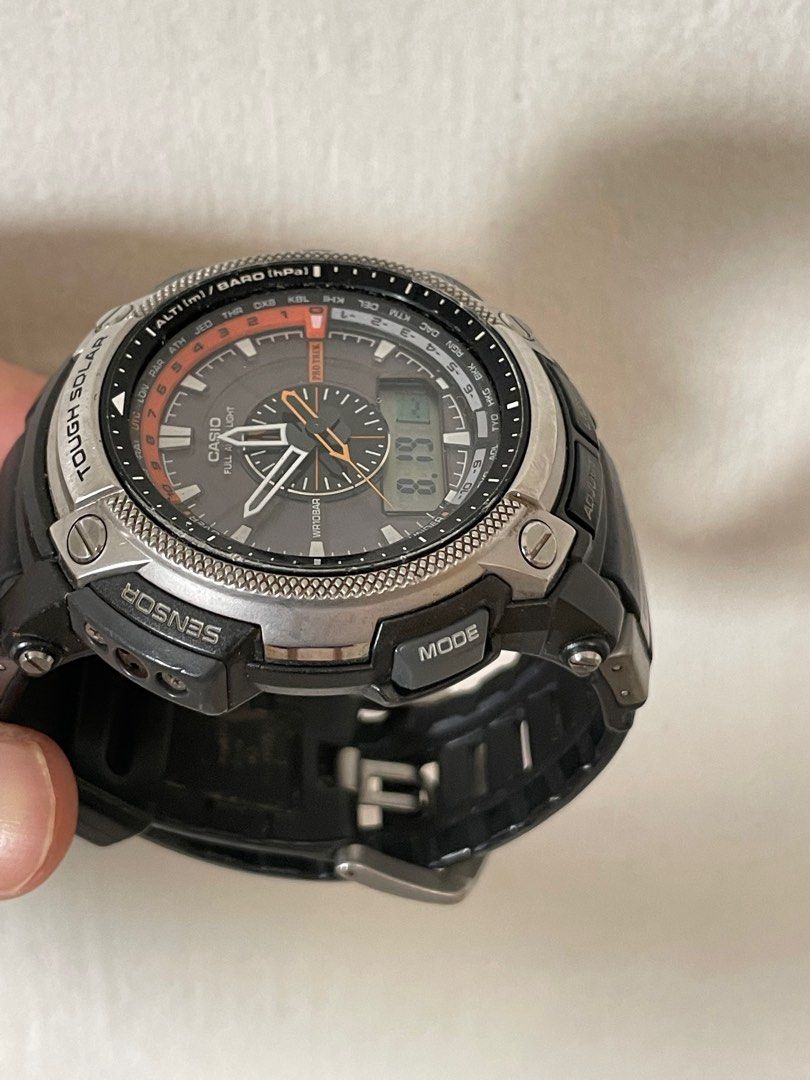 Casio ProTrek Top of the Line Model PRG500, Men's Fashion, Watches ...