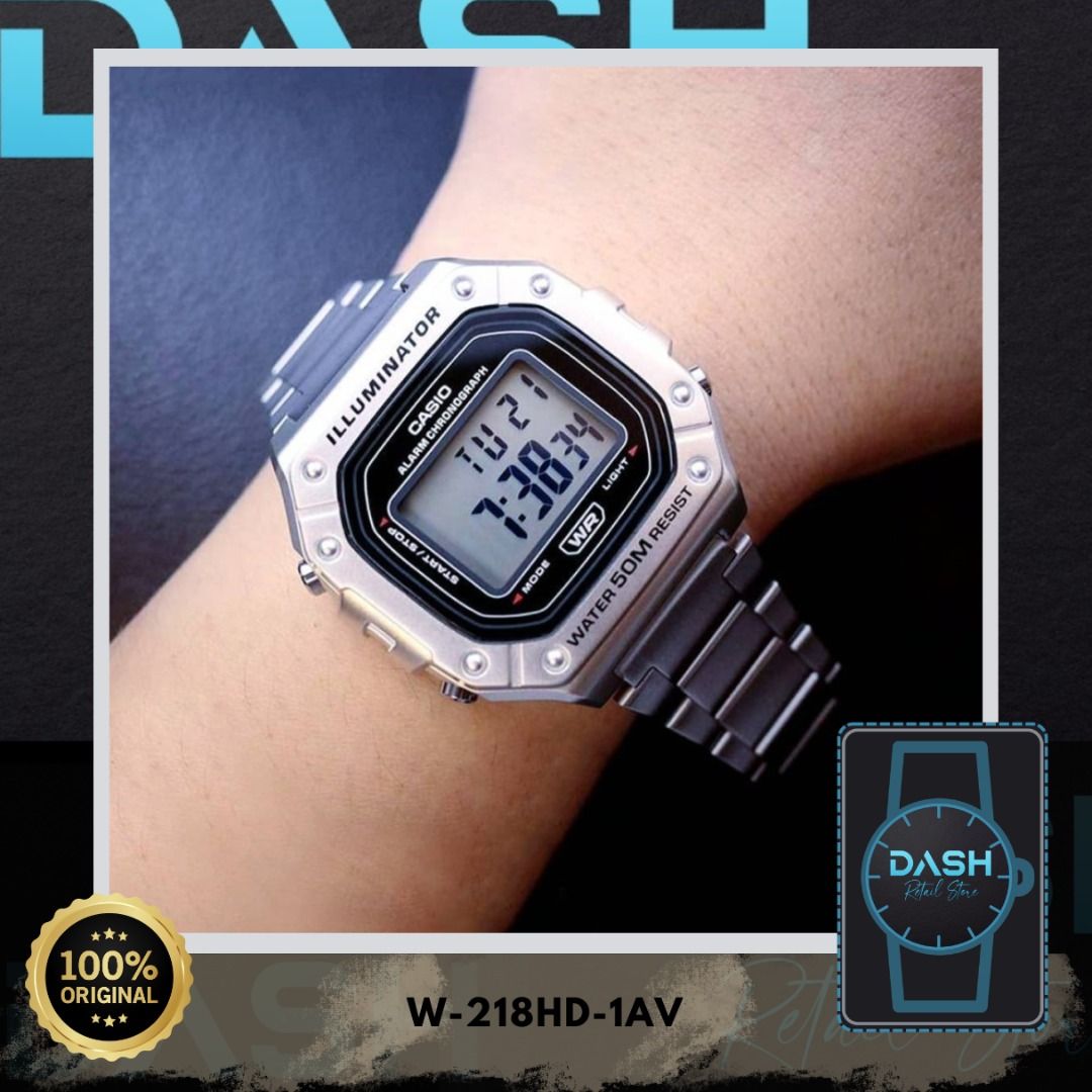 Casio W-218HD-1A / W218HD-1A - W-218HD-1AVDF - 100% original & legit on ...