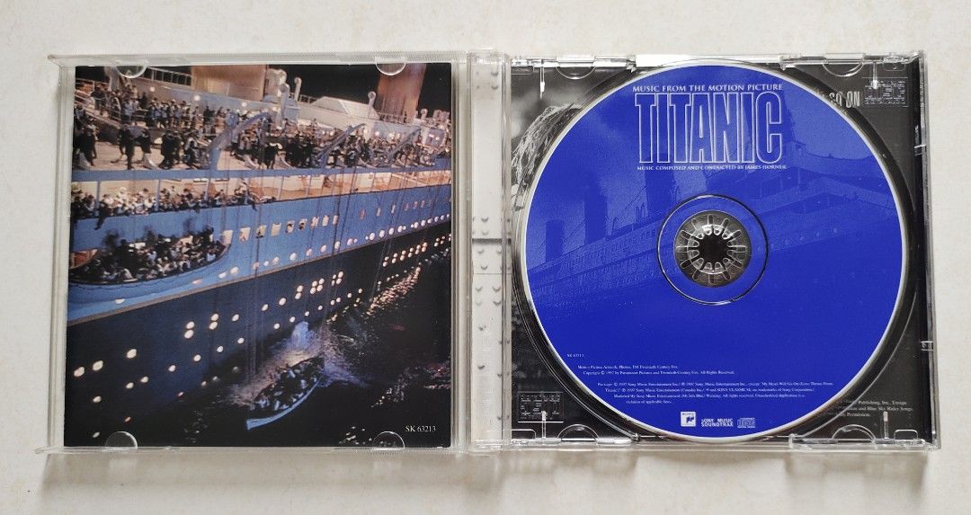 （CD）Titanic, Music From The Motion Picture, Sony Music, Hobbies & Toys, Music & Media, CDs ...
