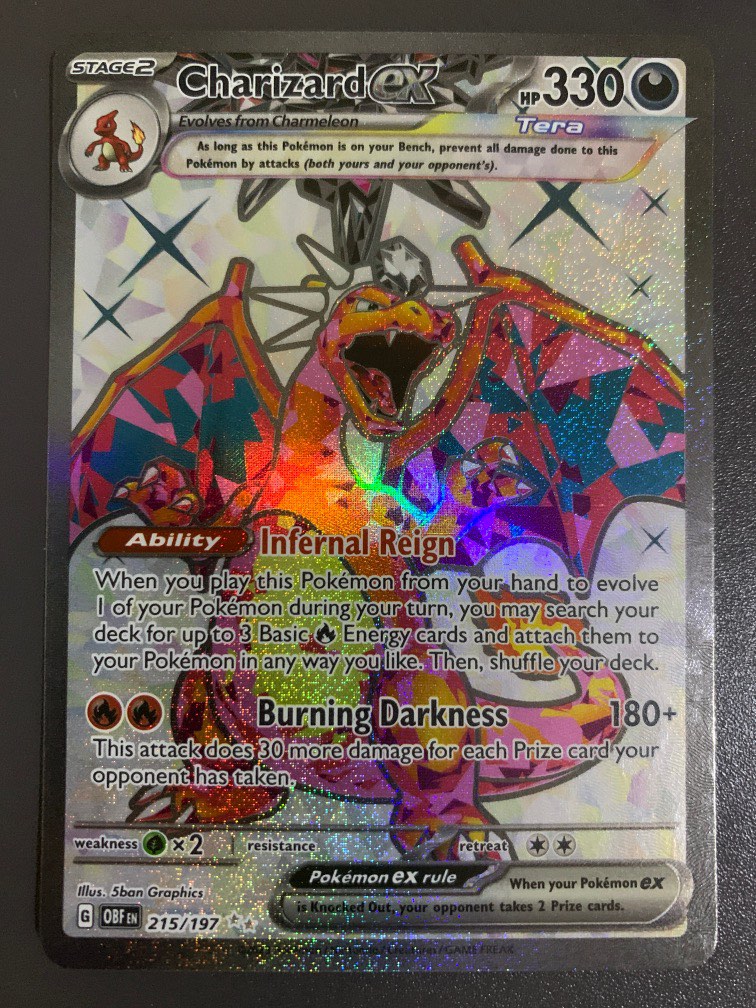Charizard ex Full Art (FA) | Pokemon TCG Scarlet & Violet (SV03 ...