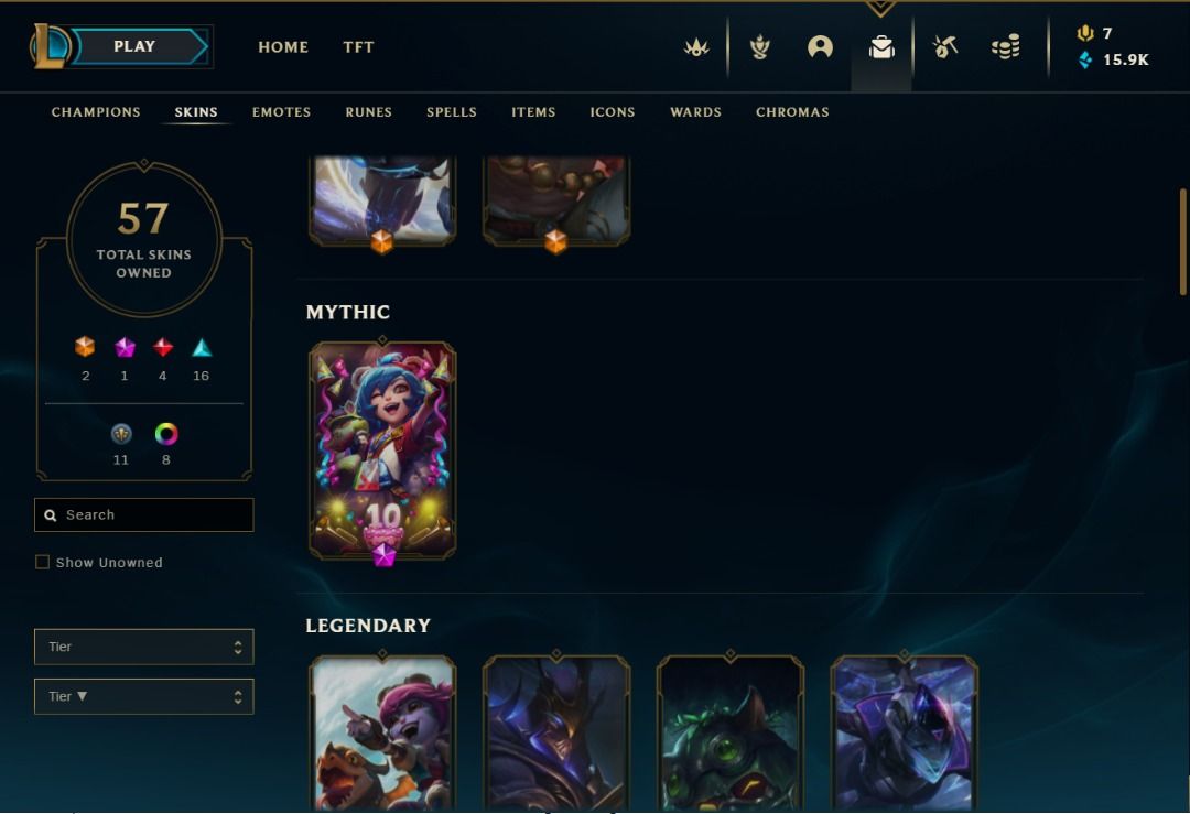 Cheap Emerald League of Legends Account with many skins, Video Gaming ...