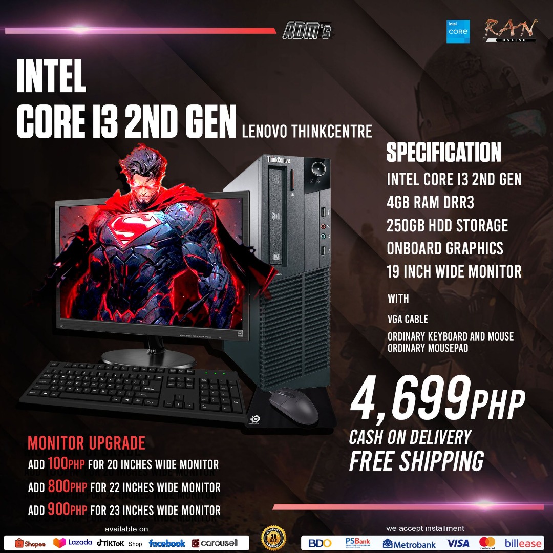 COMPUTER SET FOR SALE!! FREE SHIPPING AND CASH ON DELIVERY NATIONWIDE ...