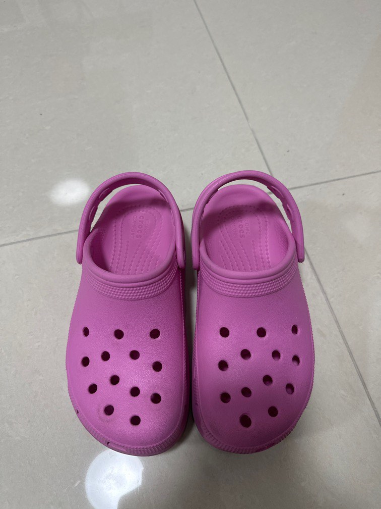 Crocs kids platform size J3, Babies & Kids, Babies & Kids Fashion on ...