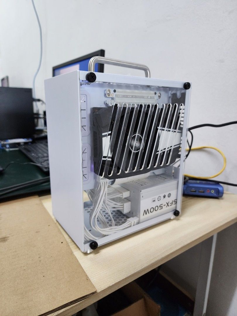 Custom Mini ITX PC (Snow Theme), Computers & Tech, Desktops on Carousell