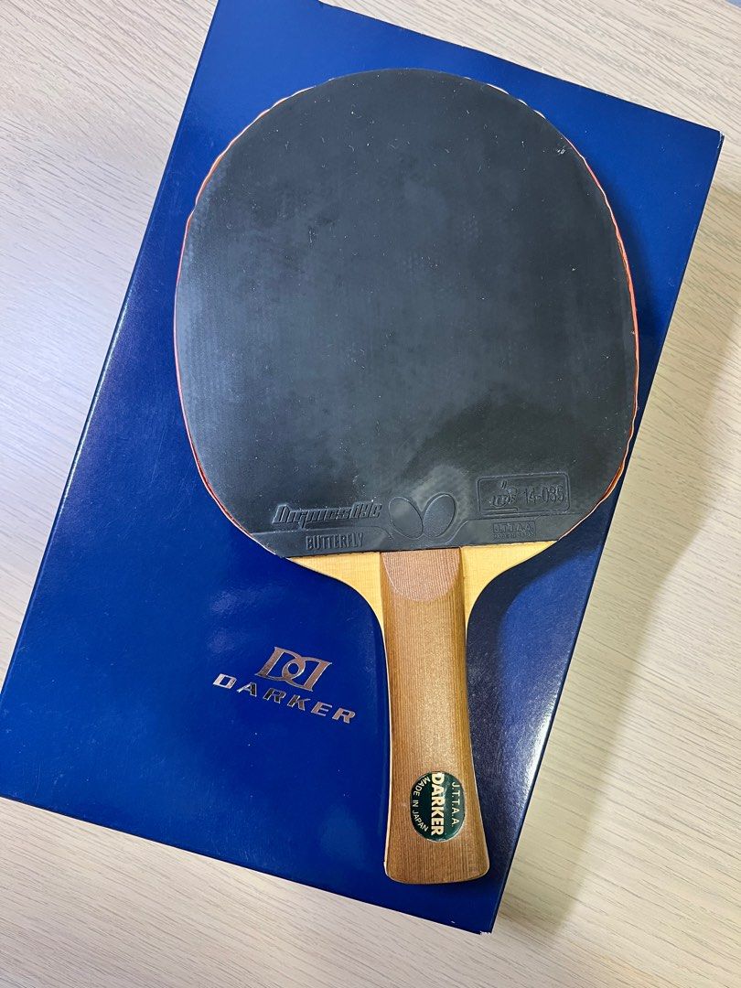 Darker Japanese Shakehand handshake Imperial Hinoki table tennis Blade ...