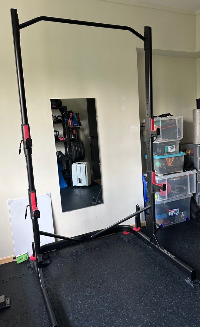 Decathlon Squat Rack (discontinued), Sports Equipment, Exercise ...