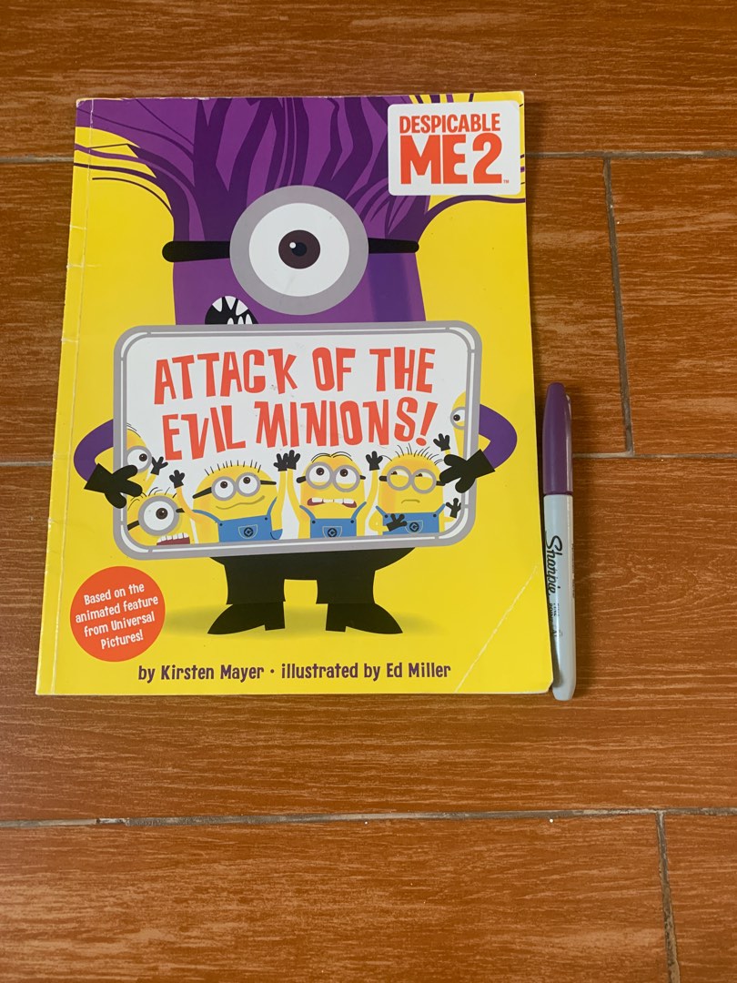 Despicable Me 2 book - Attack of Evil Minions on Carousell