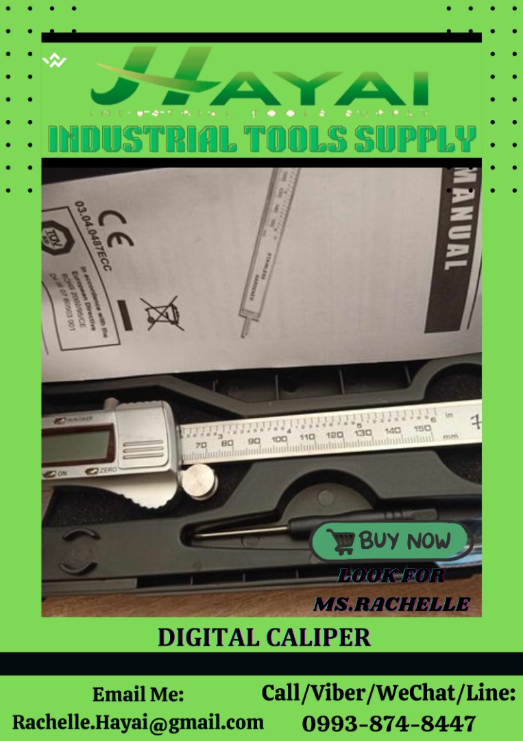 DIGITAL CALIPER, Commercial & Industrial, Industrial Equipment on Carousell