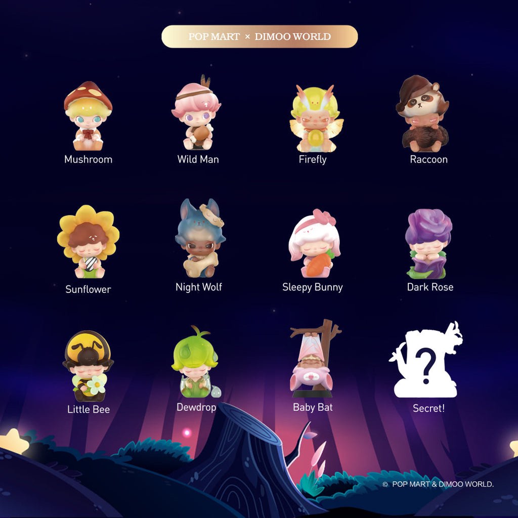 [BNIF] Dimoo Forest Night Baby Bat and Night Watcher, Hobbies & Toys ...