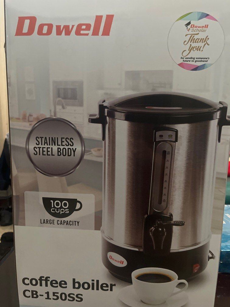 Dowell Coffee Boiler CB-150SS, TV & Home Appliances, Kitchen Appliances ...
