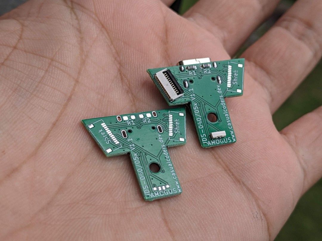 DS4 Type-C Mod - USB C PCB for PS4 Controllers, Video Gaming, Gaming ...