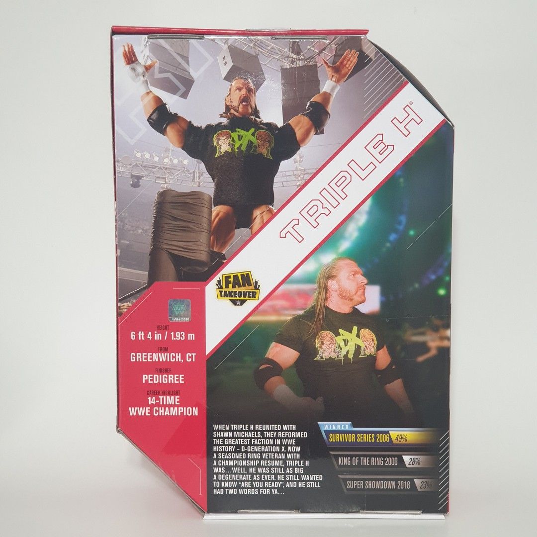 DX TRIPLE H FAN TAKEOVER WWE Ultimate Edition Amazon Exclusive, Hobbies ...