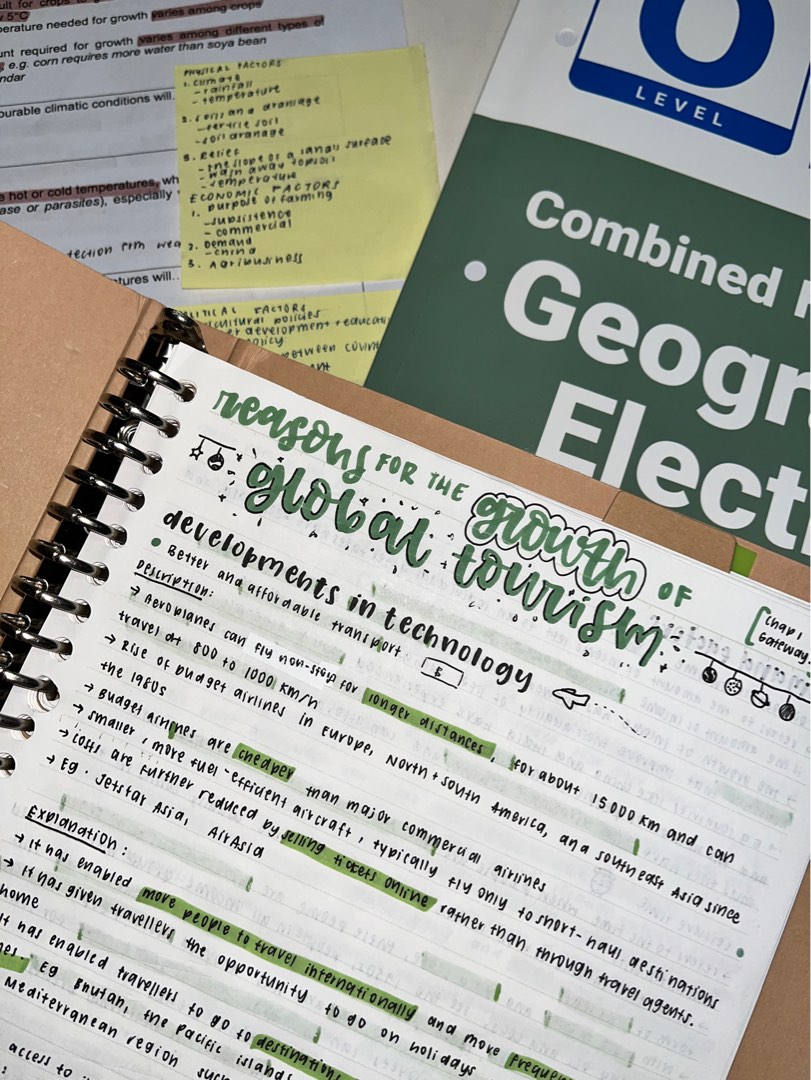 ELECT GEOG NOTES | O LEVEL, Hobbies & Toys, Books & Magazines ...