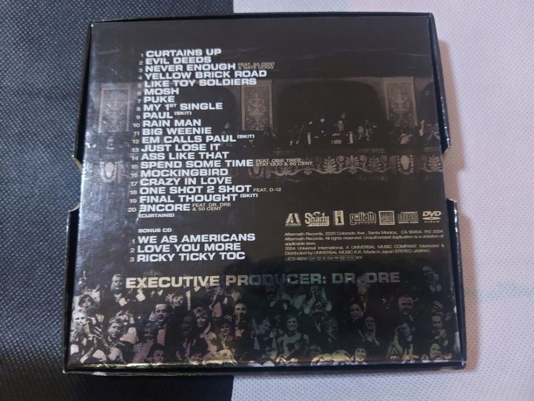 Eminem Encore Collectors Edition CD/DVD (unsealed) on Carousell