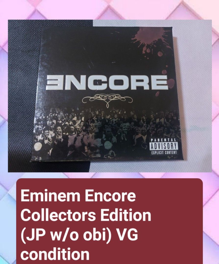 Eminem Encore Collectors Edition CD/DVD (unsealed) on Carousell