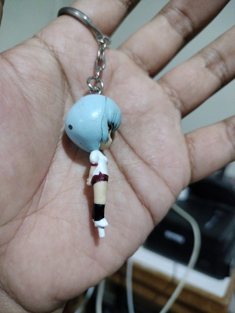 Evangelion Rei Ayanami Gym Uniform Figure Key Chain on Carousell