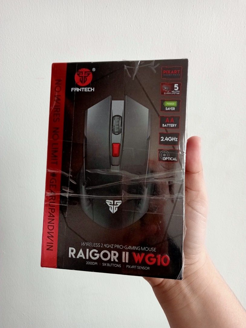 Fantech Mouse WG10 Raigor II Wireless Gaming Mouse, Computers & Tech ...