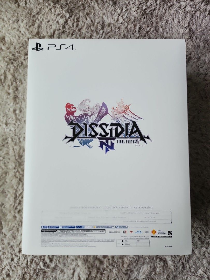 Final Fantasy Dissidia Collector's Edition, Video Gaming, Video Games ...