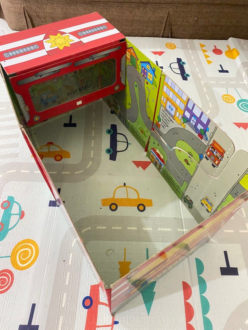 Fire engine book and pretend fire truck, Hobbies & Toys, Toys & Games ...