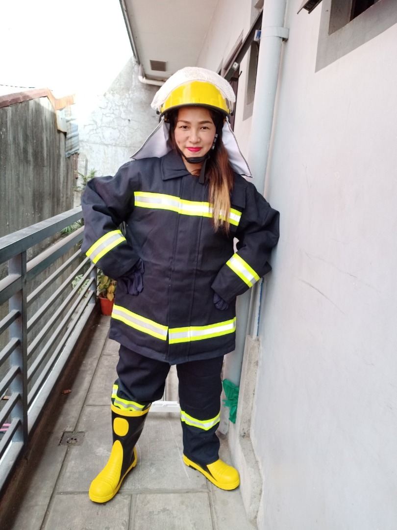 FIREMAN SUIT SET, Men's Fashion, Coats, Jackets and Outerwear on Carousell
