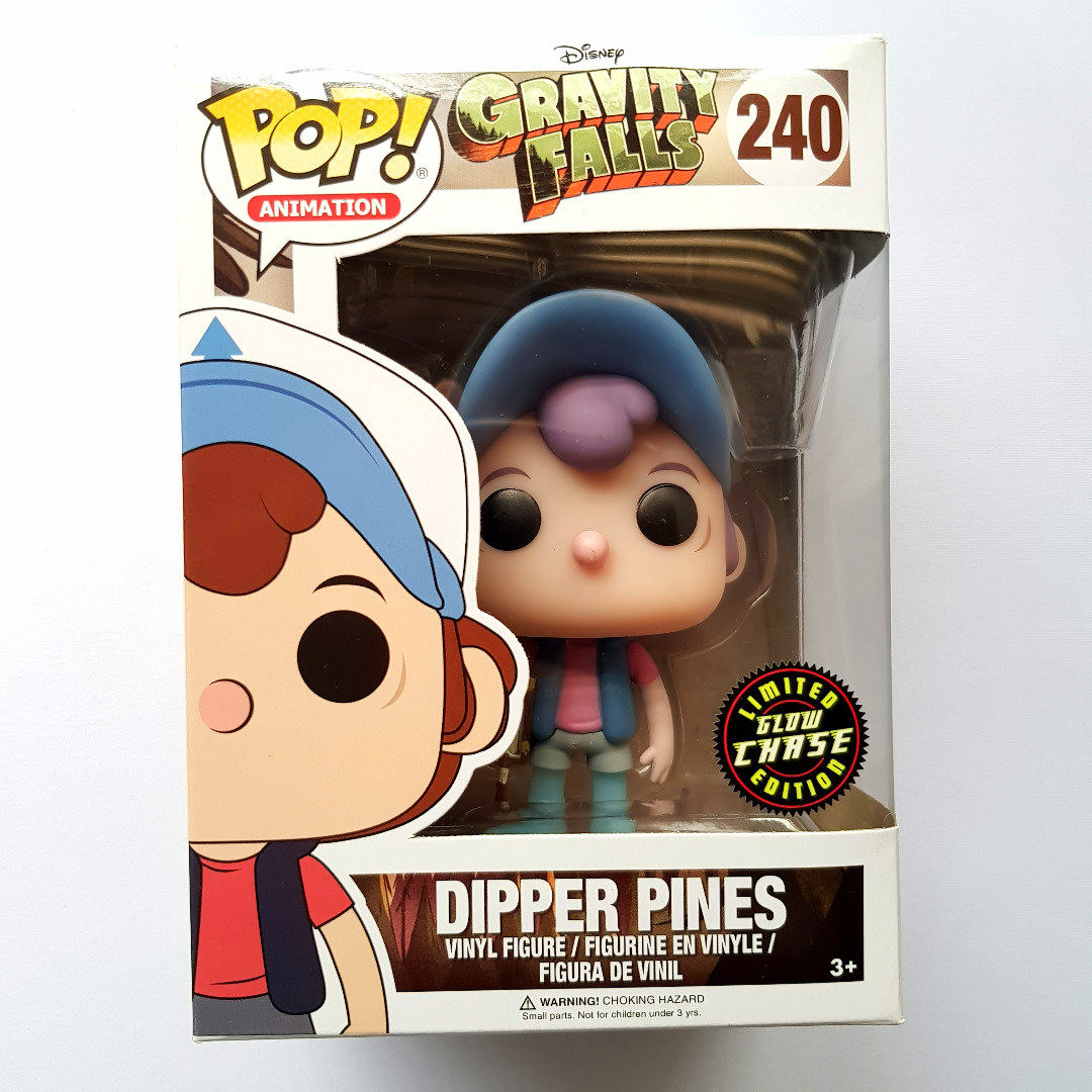 Funko Pop! Dipper Pines (Glow Chase), Hobbies & Toys, Toys & Games on ...