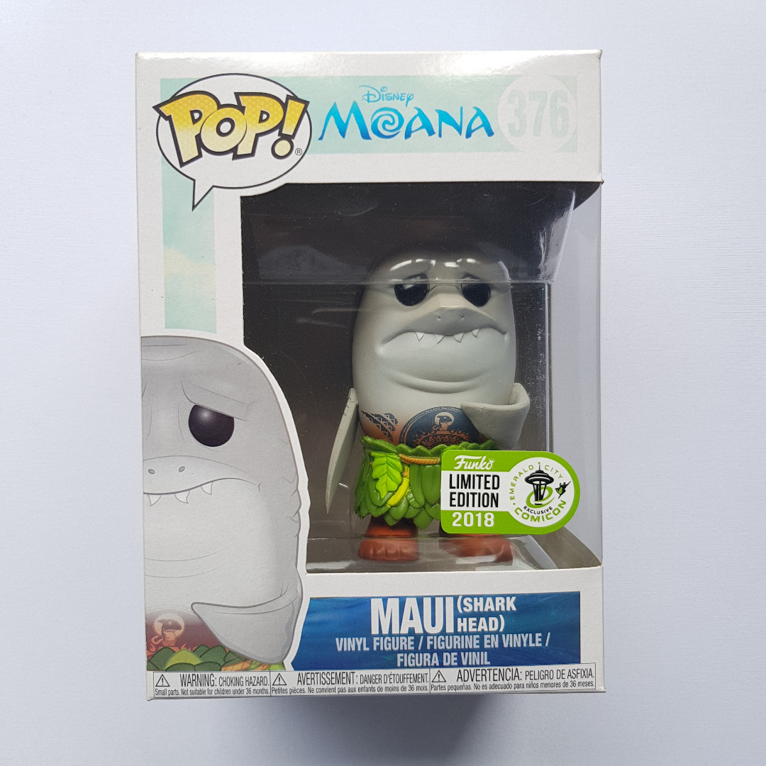 Funko Pop! Maui Shark Head (ECCC) - Moana on Carousell