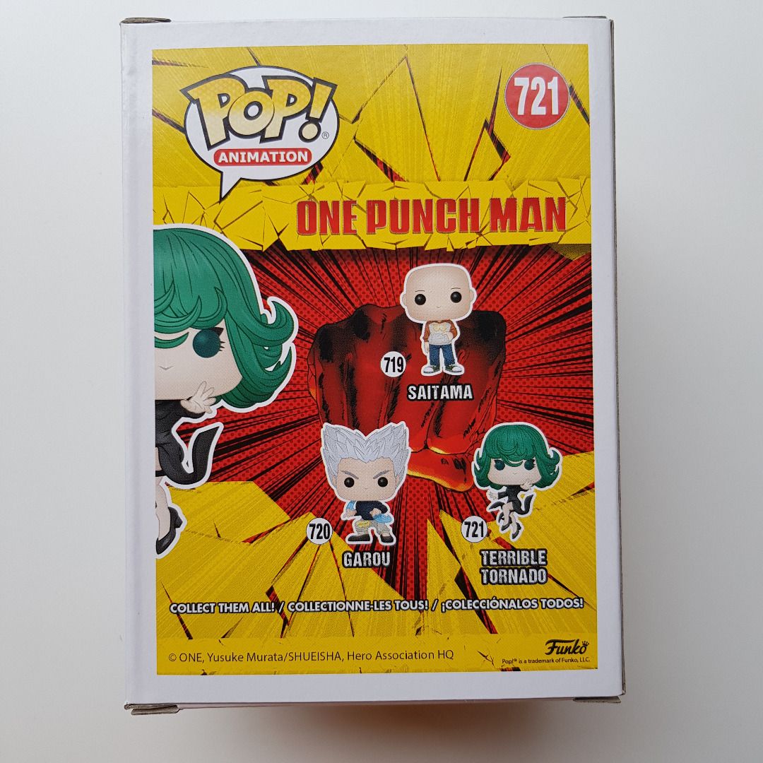 Funko Pop! Terrible Tornado (Glow Chase) - One Punch Man, Hobbies ...