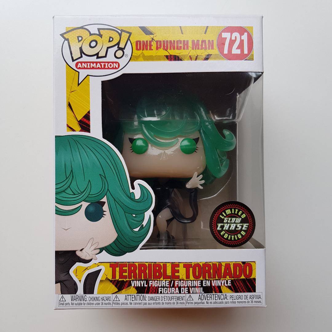 Funko Pop! Terrible Tornado (Glow Chase) - One Punch Man, Hobbies ...