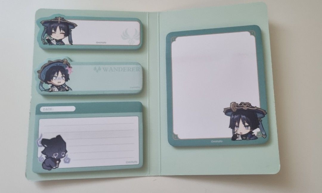 [Genshin Impact]Scaramouche Sticky notes, Hobbies & Toys, Memorabilia ...