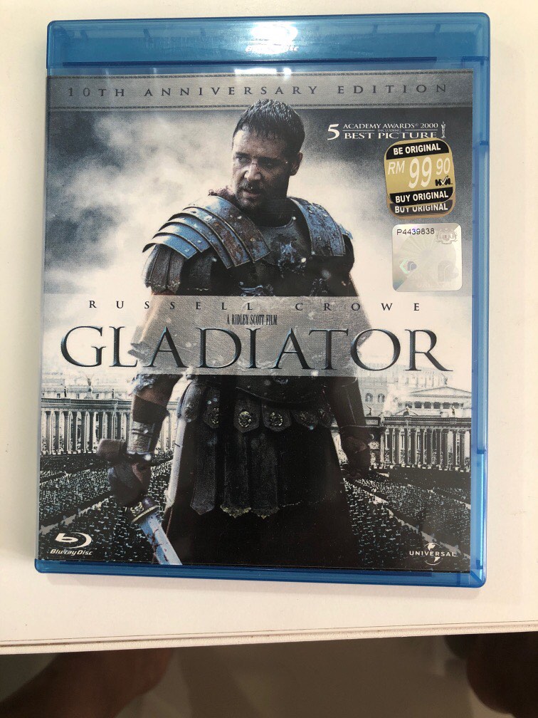 Gladiator. Original Blu Ray DVD, Hobbies & Toys, Music & Media, CDs ...