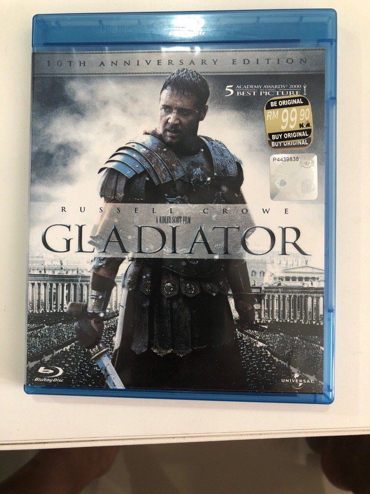 Gladiator. Original Blu Ray DVD, Hobbies & Toys, Music & Media, CDs ...