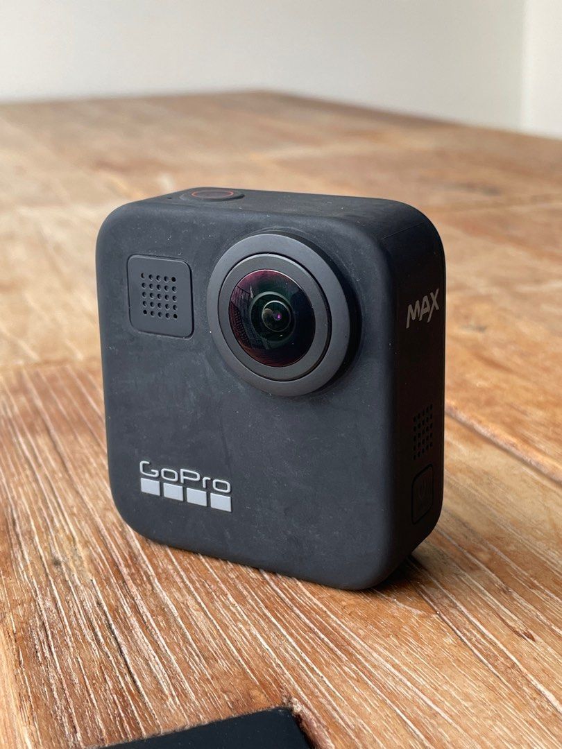 GoPro Max 360 with accessories, Photography, Video Cameras on Carousell