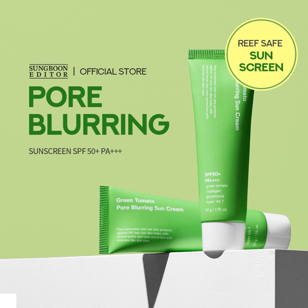 Green Tomato Pore Blurring Sun Cream, Beauty & Personal Care, Face ...
