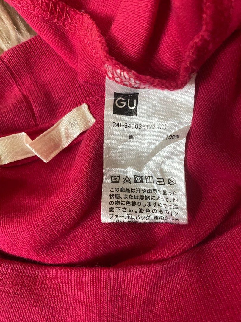 GU Uniqlo Hot Pink Shirt on Carousell