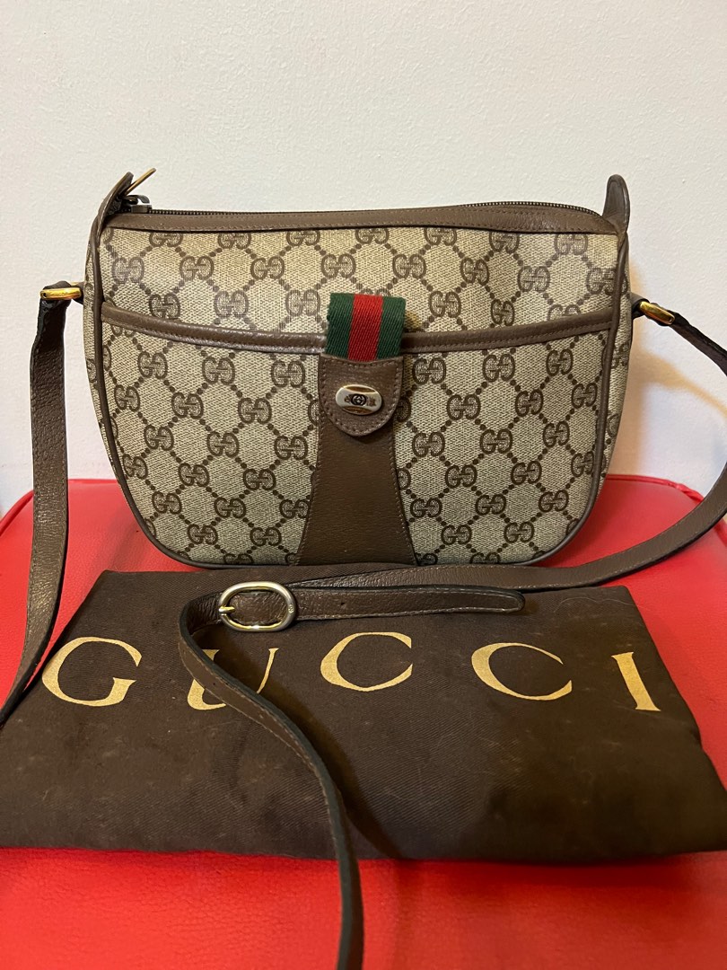 Gucci sherryline vintage sling bag, Luxury, Bags & Wallets on Carousell