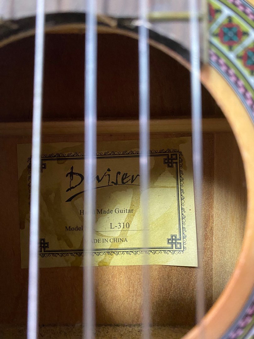 Guitar (Deviser) model :L310, Hobbies & Toys, Music & Media, Musical ...