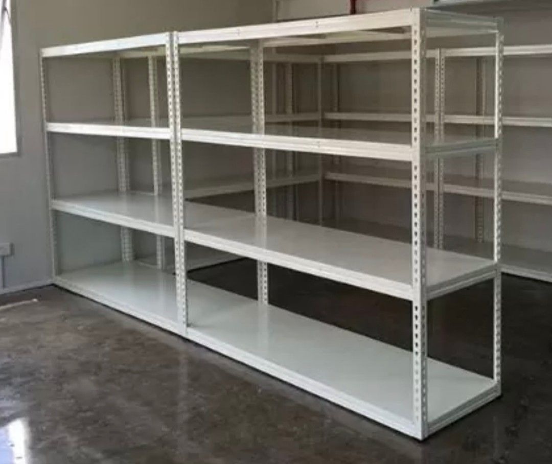 Heavy duty ALL metal boltless rack shelf for bomb shelter warehouse or ...